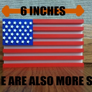 3D Printed American Flag - Etsy