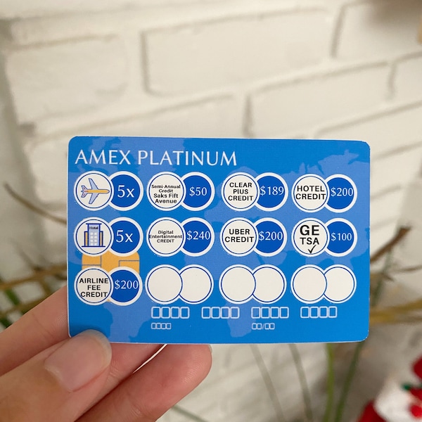 Credit Card Stickers - Etsy