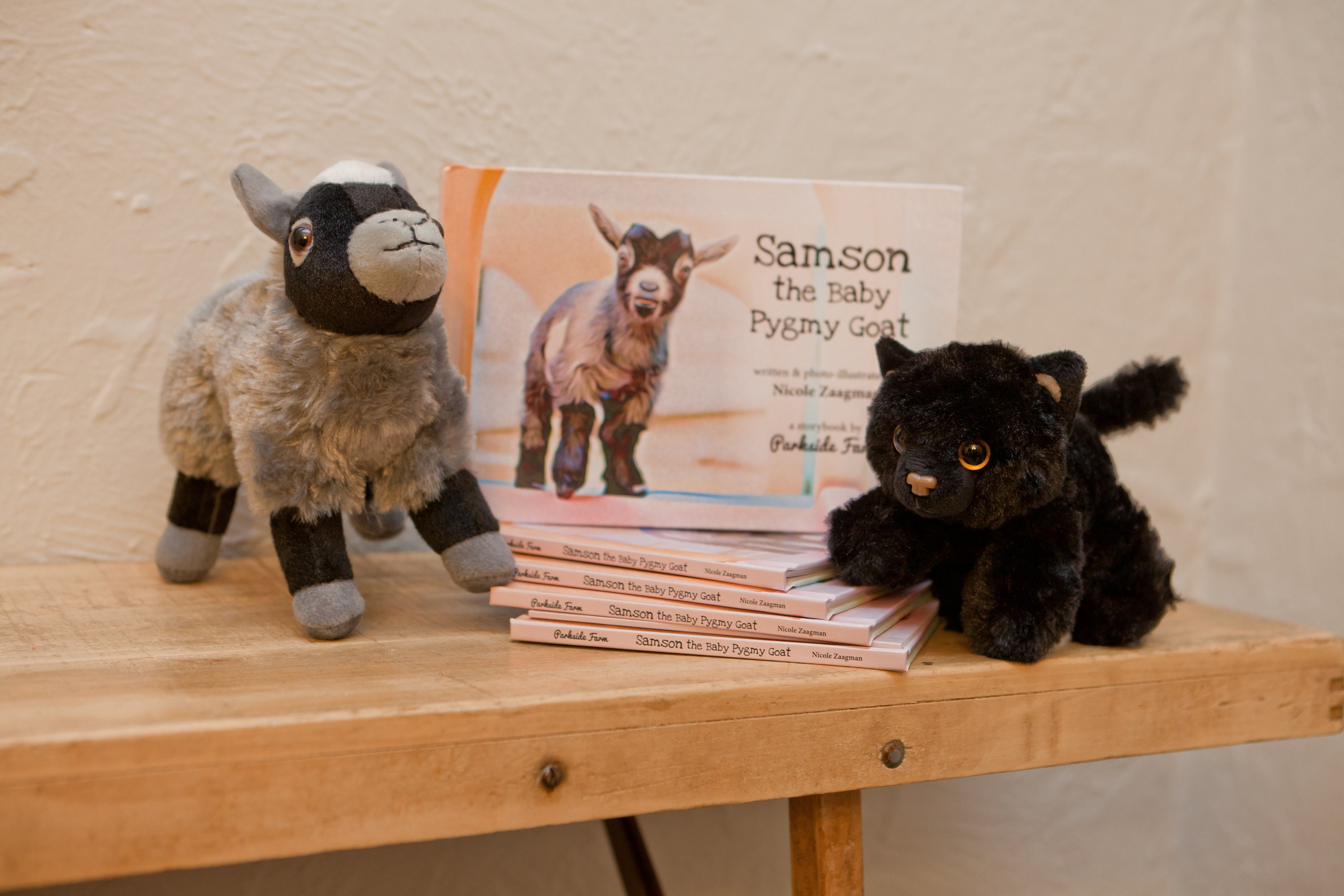 Samson the Baby Pygmy Goat Storybook & Plushie Characters - Etsy