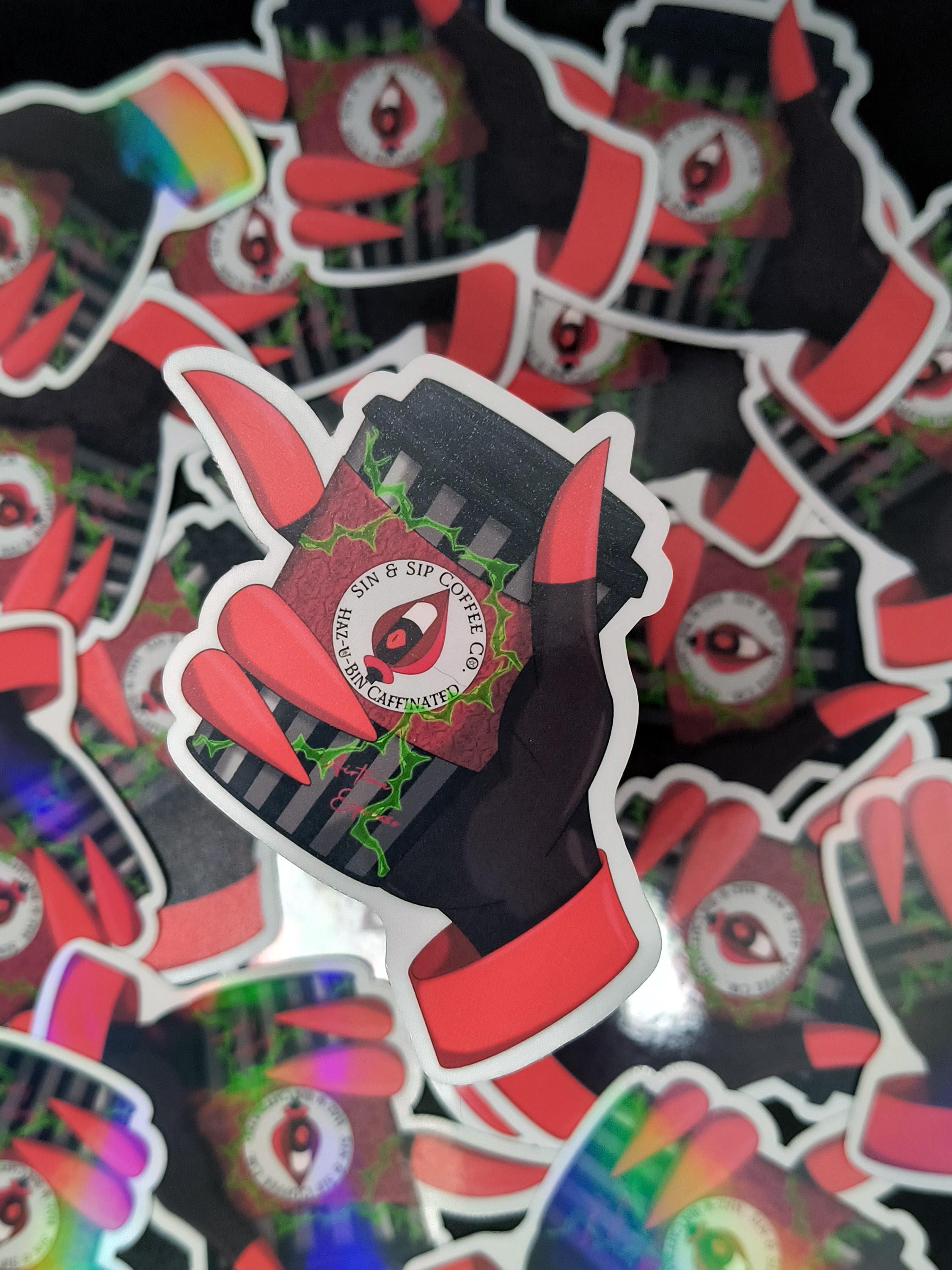 Sin N Sip Coffee Hotelier Sticker Set - Etsy