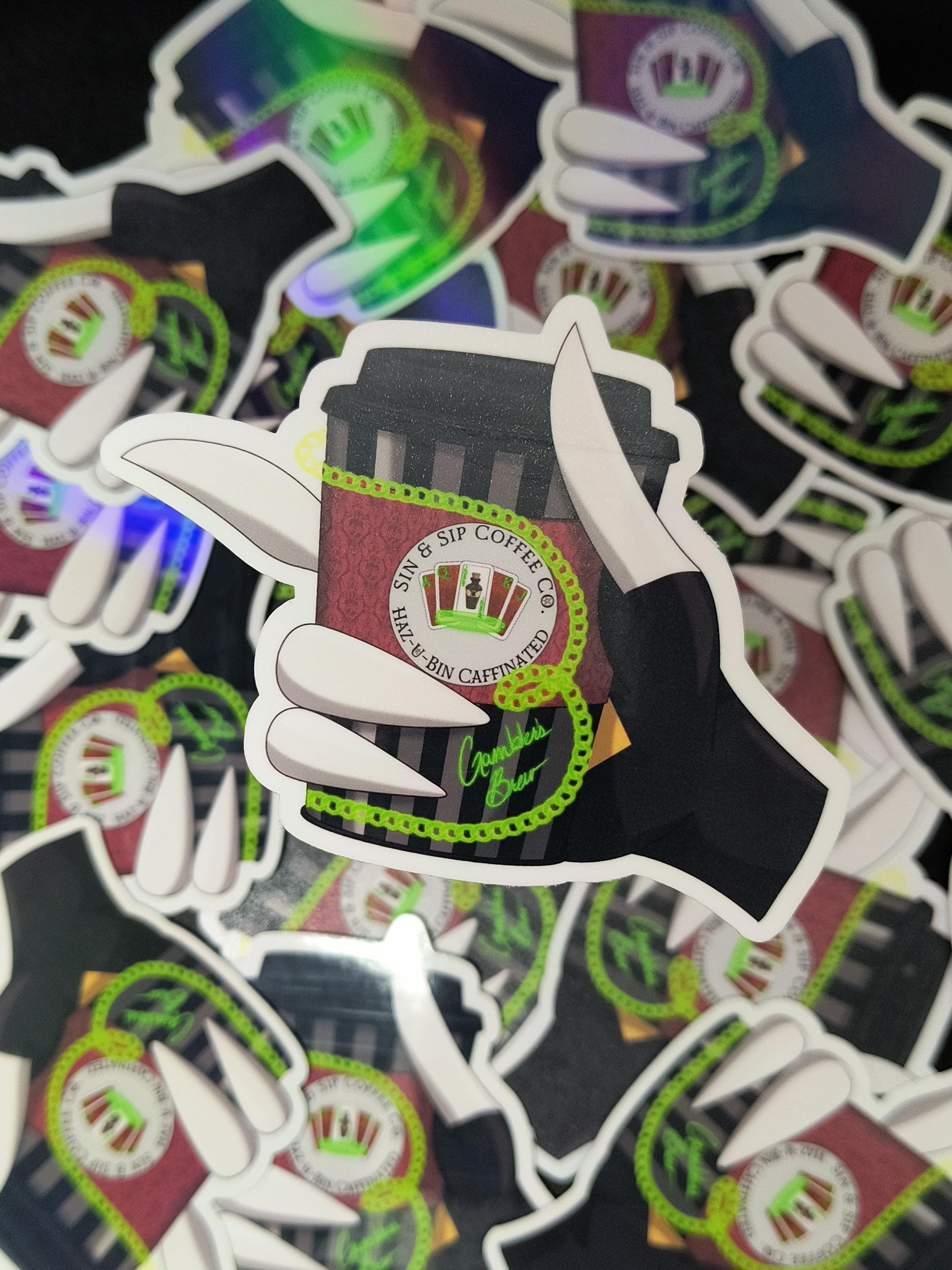 Sin N Sip Coffee Hotelier Sticker Set - Etsy