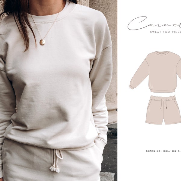 Lounge Set Sewing Pattern - Etsy