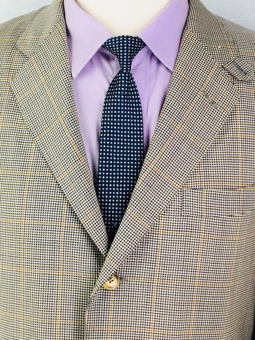 M Faconnable Italy Mens Vintage 3 Button Wool Blazer Sport Coat ...