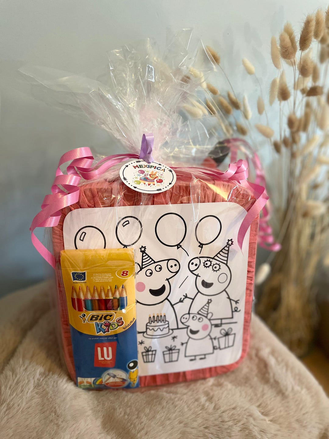 Coloring Piñata, Choice of Theme, Personalized With Name, Choice of ...