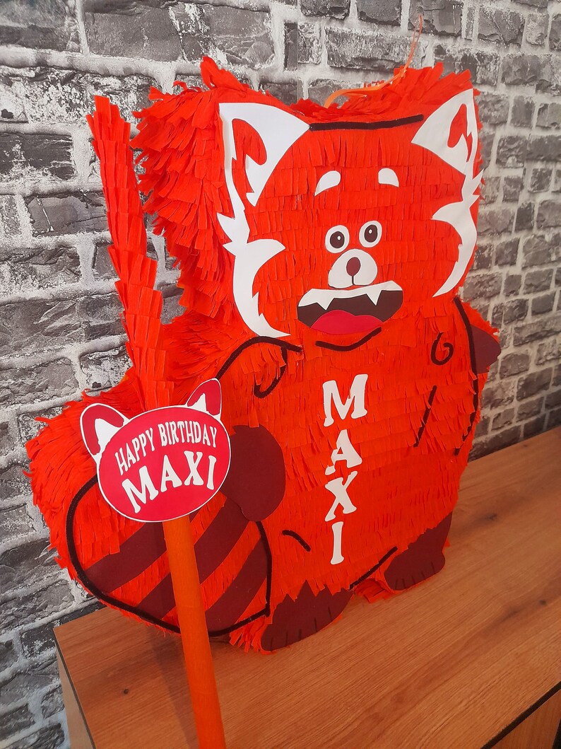 Pinata Red Panda Turning Red - Etsy Finland
