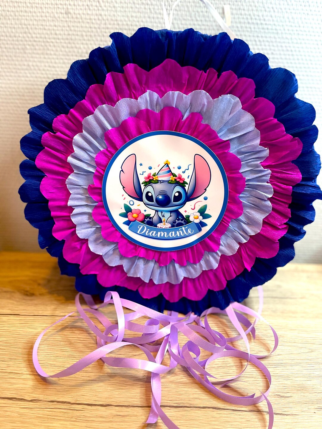 High-quality Personalized Piñata, Stitch Design, Name Inscription ...