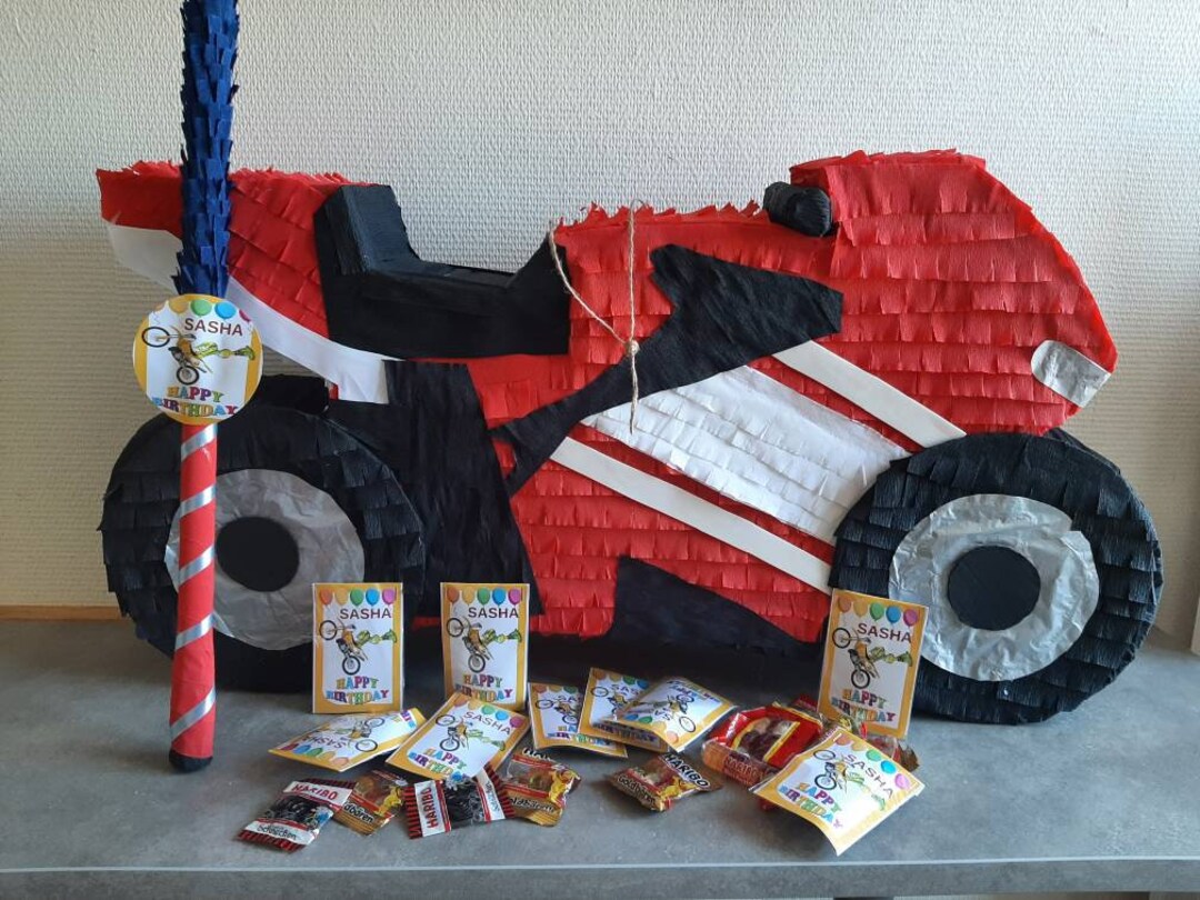 Personalized MOTO Pinata Large Size Decoration for Your - Etsy