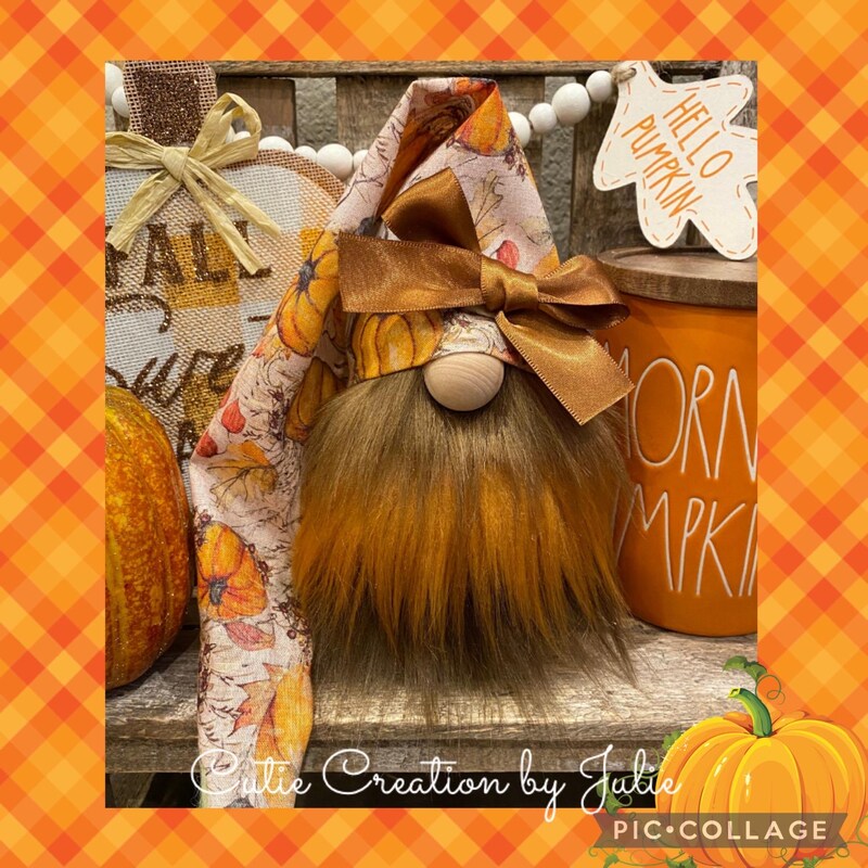 Pumpkin Gnome - Etsy