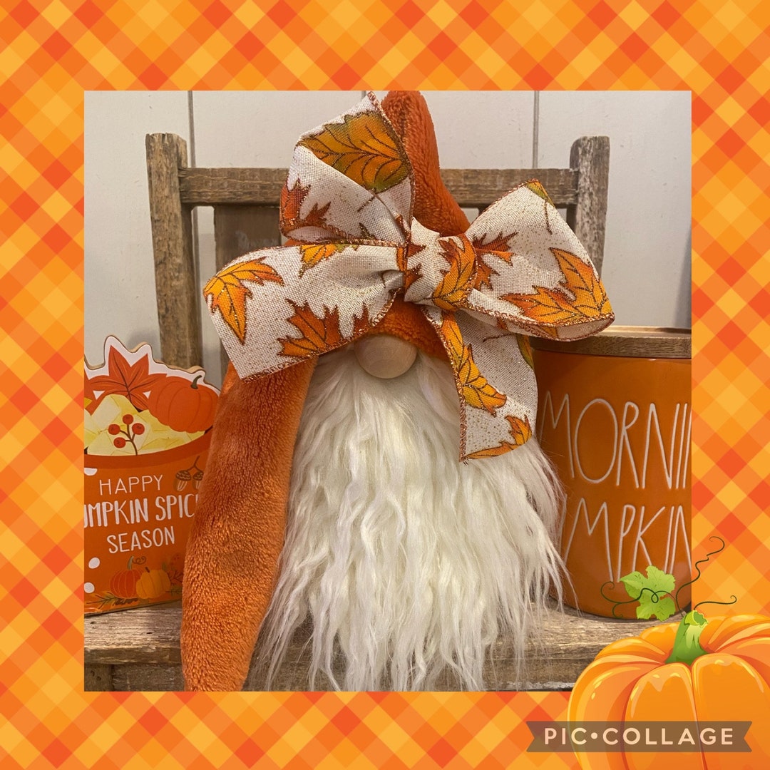 Thanksgiving Gnome, Fall Gnome, Fall Tier Tray Decor, Fall Leaves ...