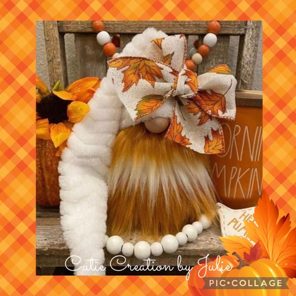 Autumn Gnome - Etsy