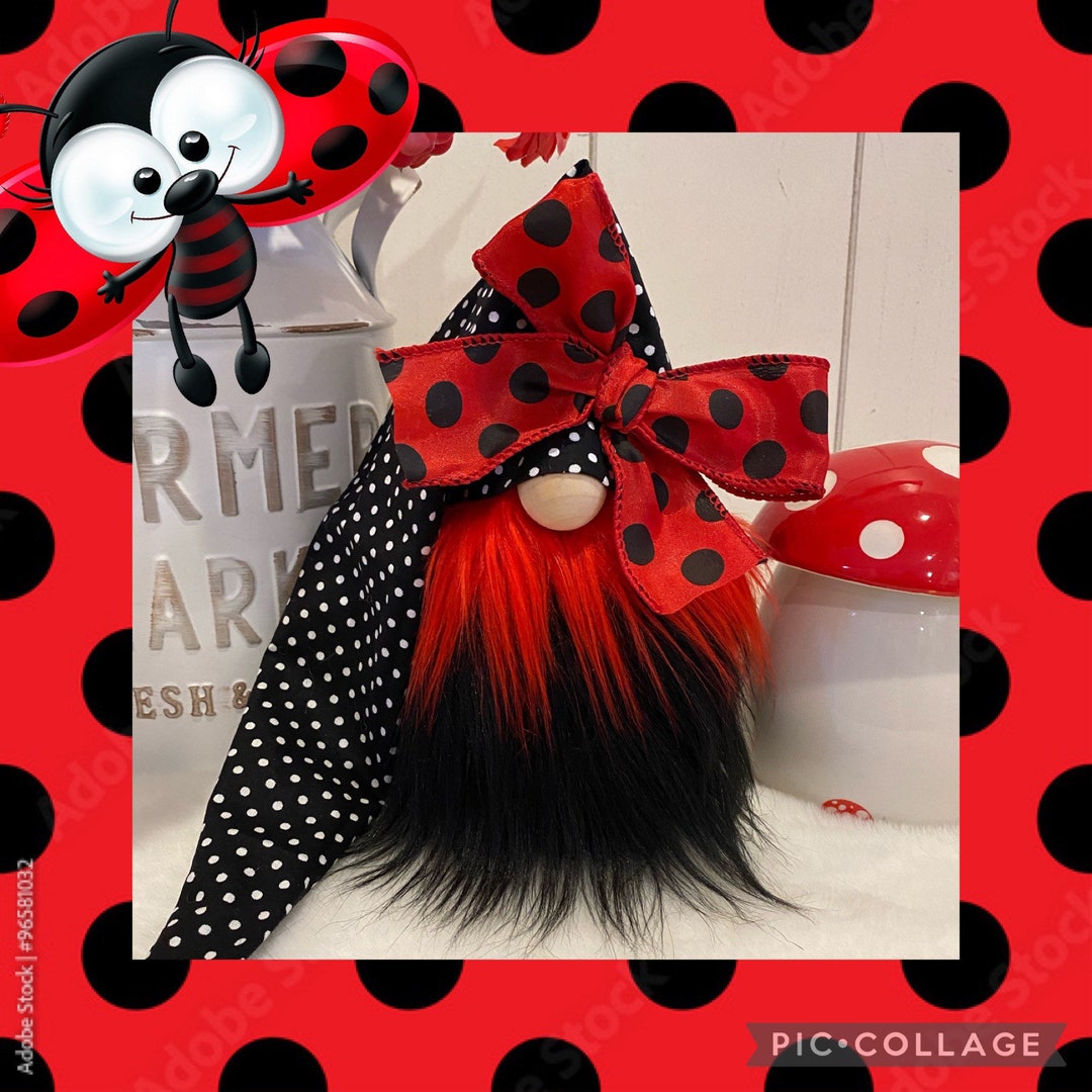Ladybug Gnome Ladybug Decor Ladybug Gift Spring Summer - Etsy