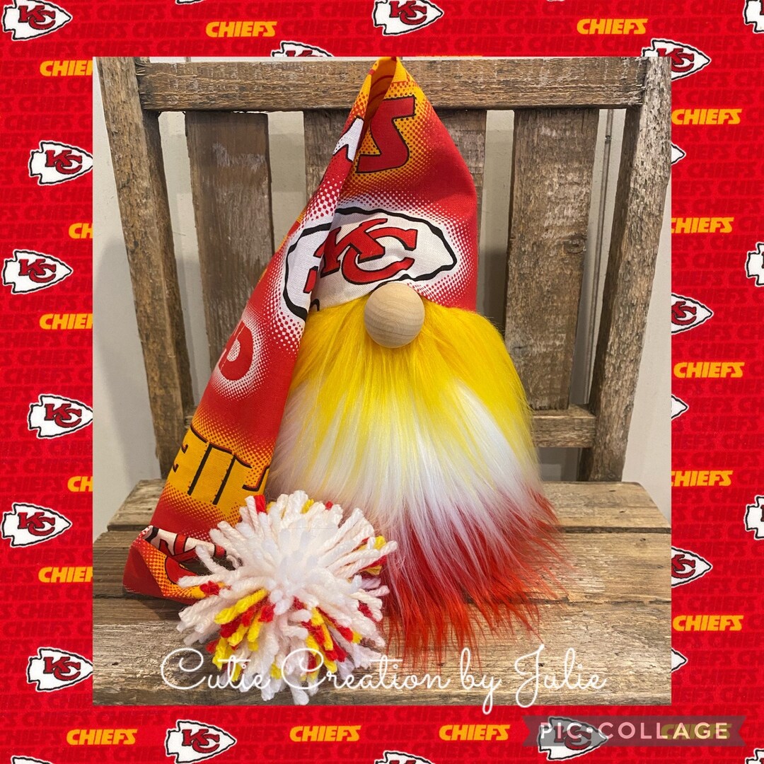 Kansas City Chiefs Gnome, NFL Gnome, Chiefs Kingdom, Tier Tray Decor ...