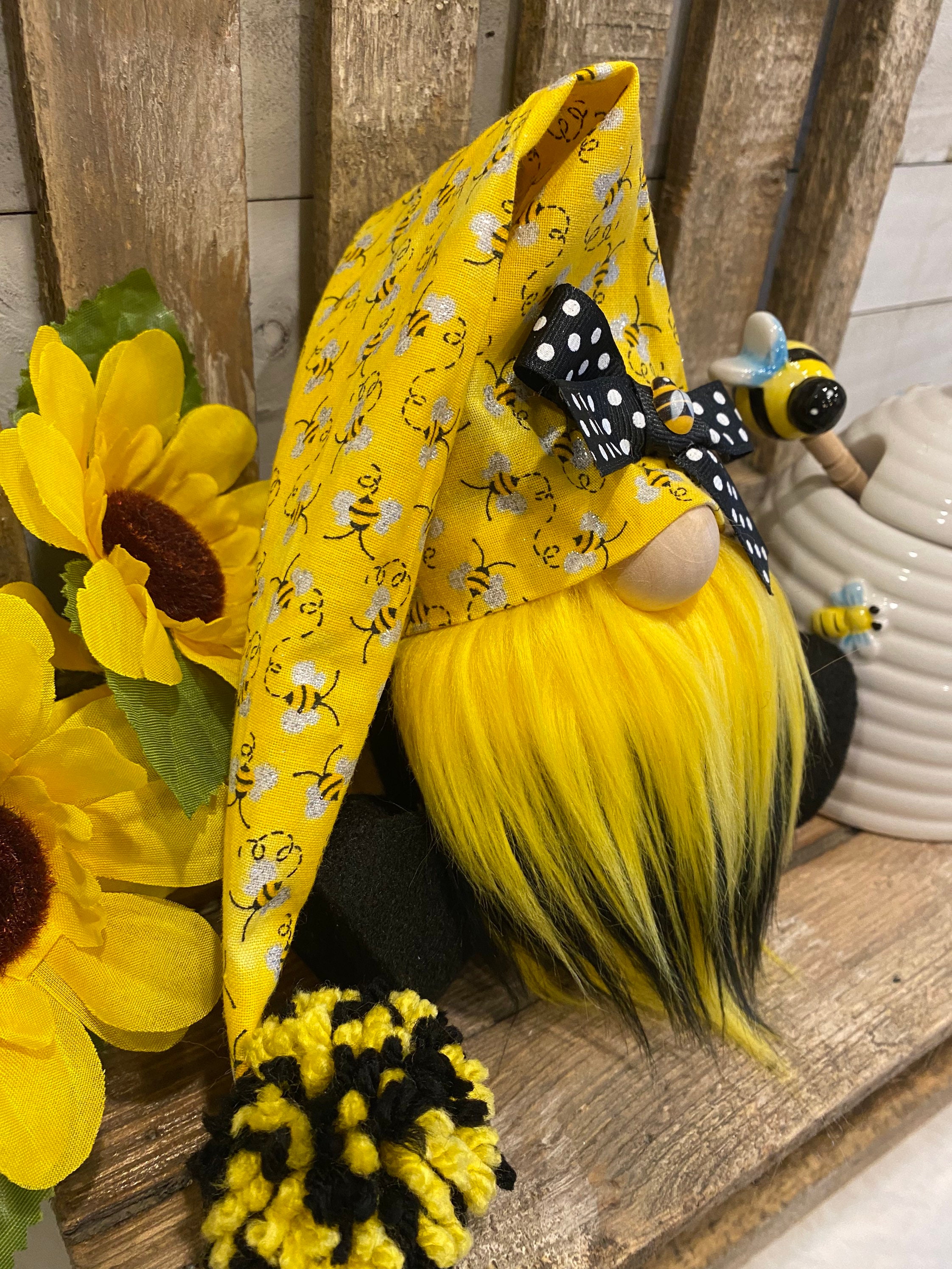 Baby Bee Gnome Bumblebee Gnome Summer Gnome Spring Gnome - Etsy