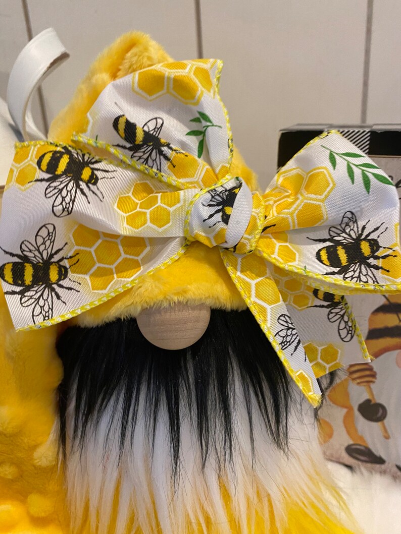 Bee Gnome Bee Tier Tray Decor Bee Decoration Summer Gnome - Etsy