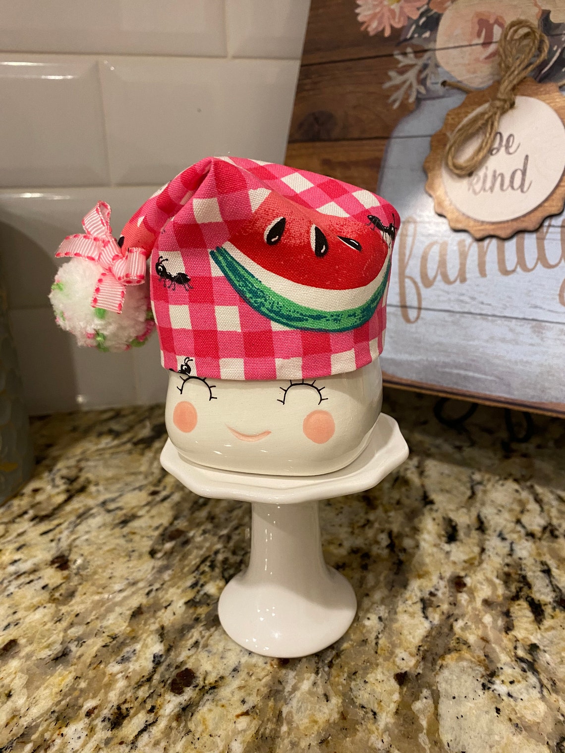 Watermelon Marshmallow Mug Hat | Etsy