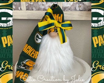 Green Bay Packers Football Fan Gnome - Etsy