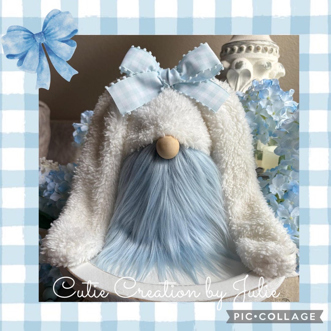 Easter Bunny Gnome, Spring Gnome, Easter Tier Tray Decor, Easter ...