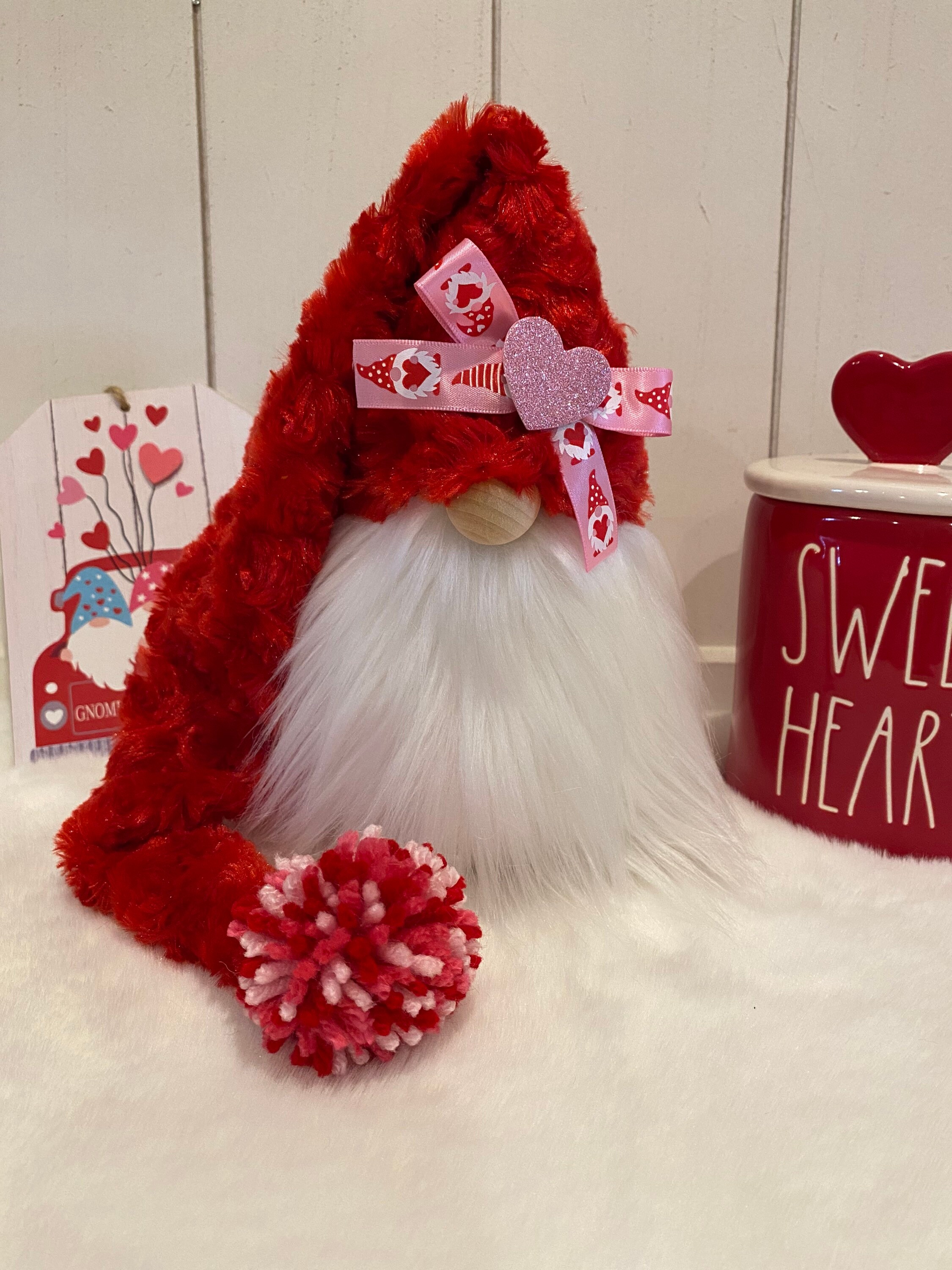 Valentines Day Gnome Valentine Tier Tray Decor Valentine - Etsy