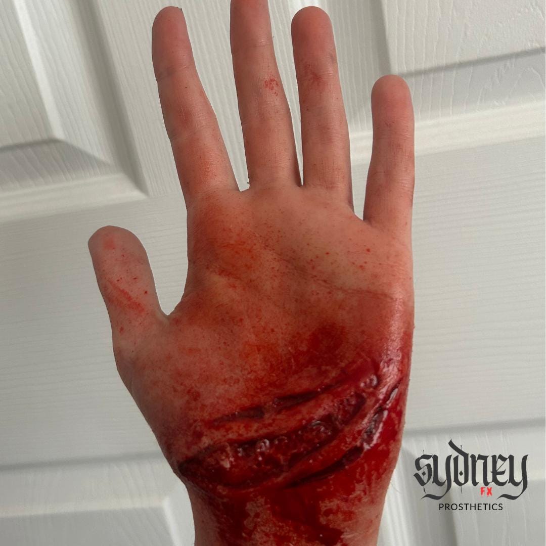 Slashed and Stitched Prosthetic Kit - Halloween - Cut/wound - Sfx ...