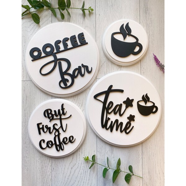 Coffee and Tea Sign - Etsy