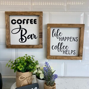 Coffee and Tea Bar Signs Coffee Sign Bundle Coffee and Tea - Etsy