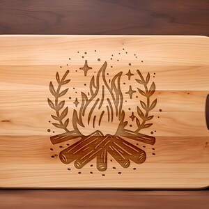 Campfire SVG | Cozy Fire SVG | Campfire DXF | Cute Campfire Wall Art ...