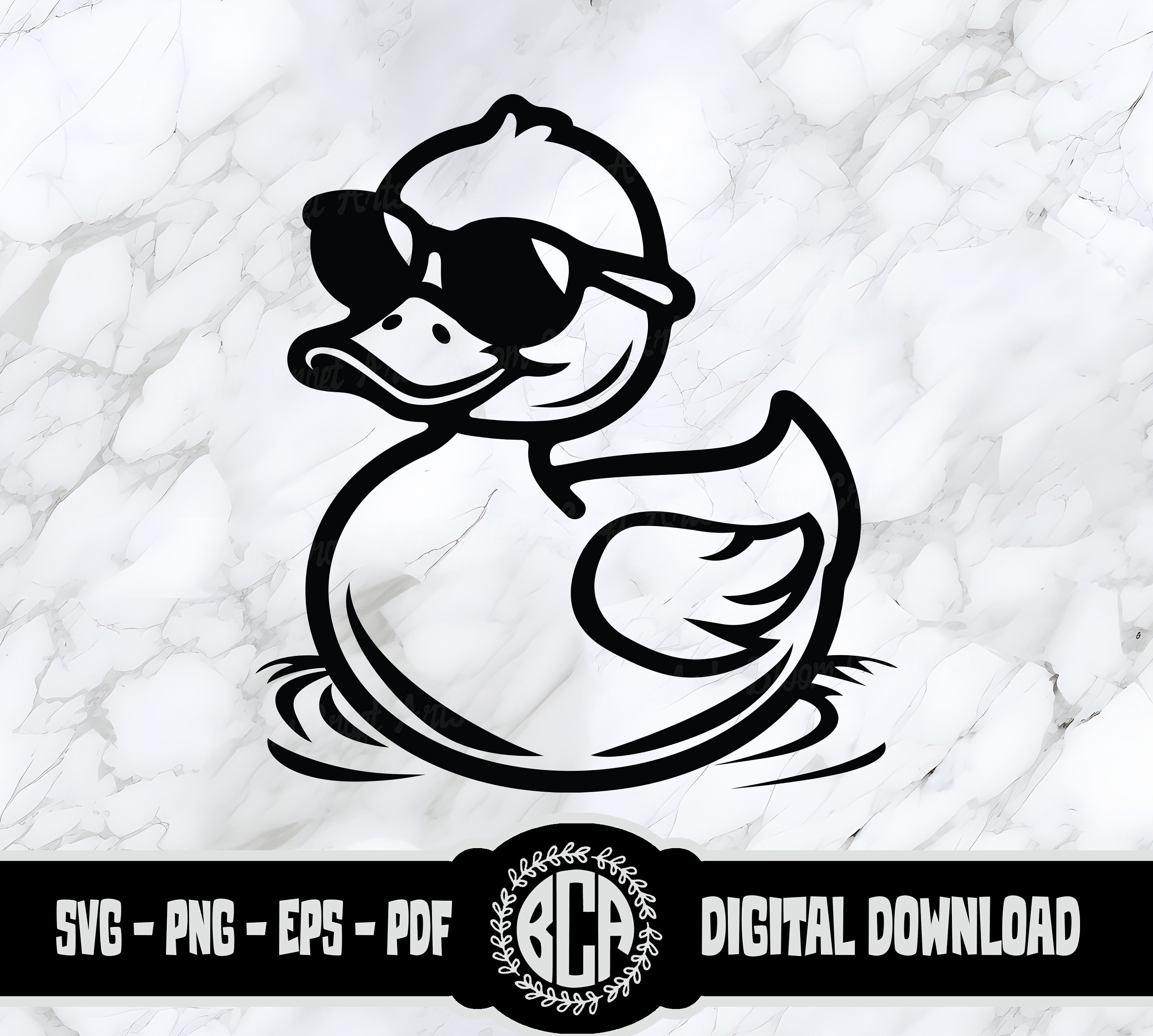Cute Duck SVG | Rubber Duck SVG | Swimming Duck PNG | Cool Duck Graphic ...