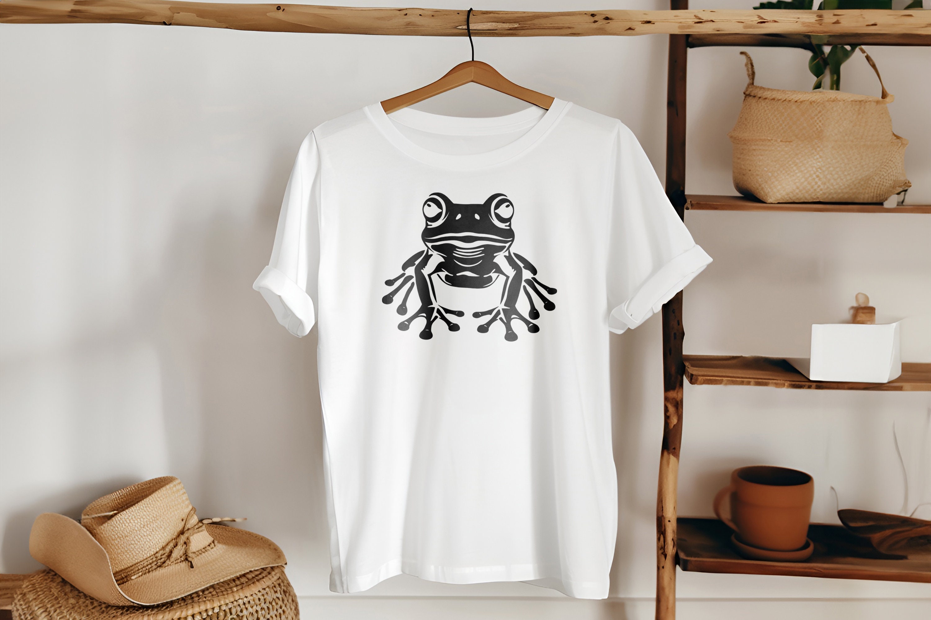 Tree Frog SVG | Cute Frog PNG | Rain Frog Graphic for T Shirts and Home ...