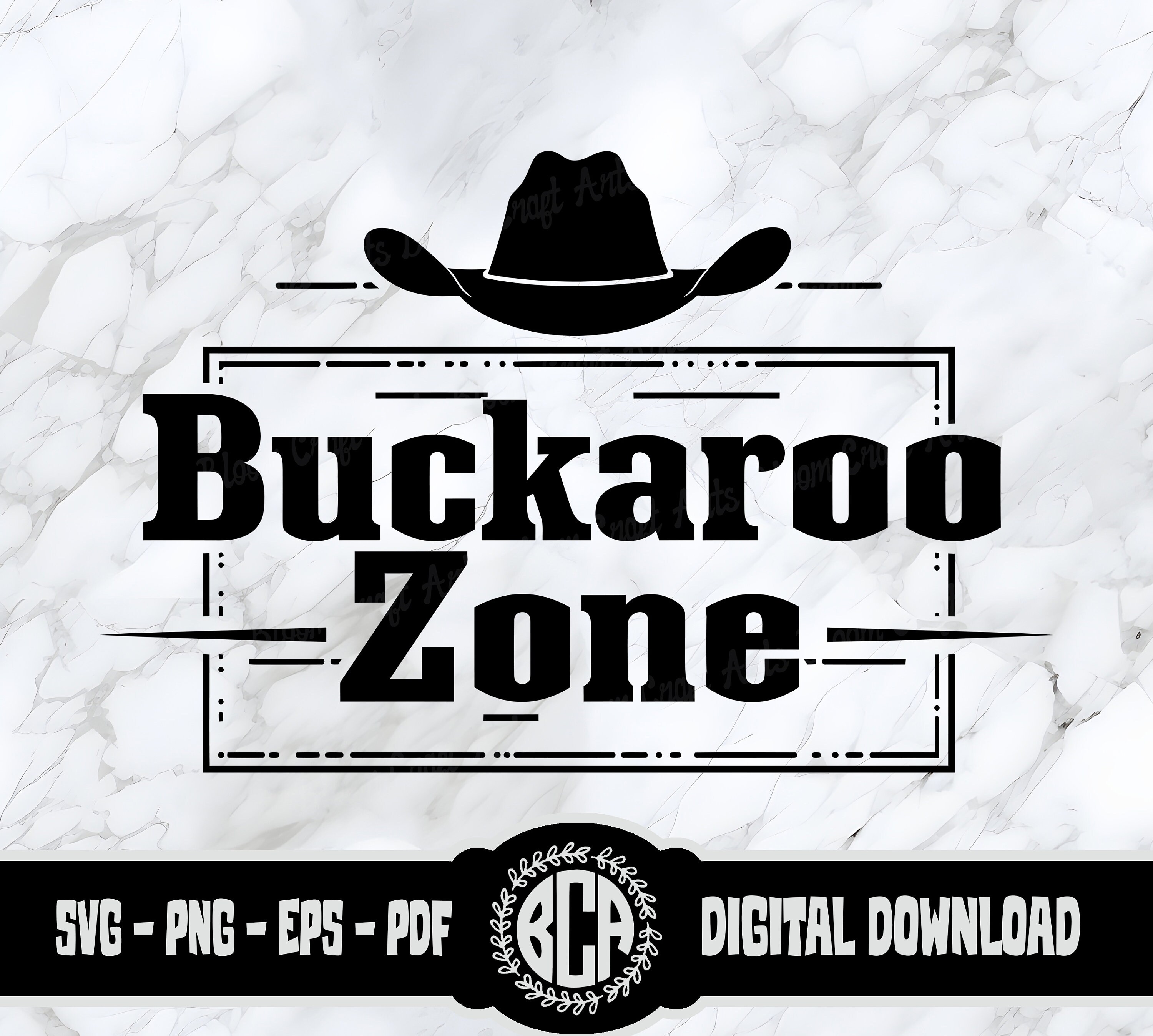 Buckaroo Zone SVG | Western Sign SVG | Western Decor PNG | Cowboy ...