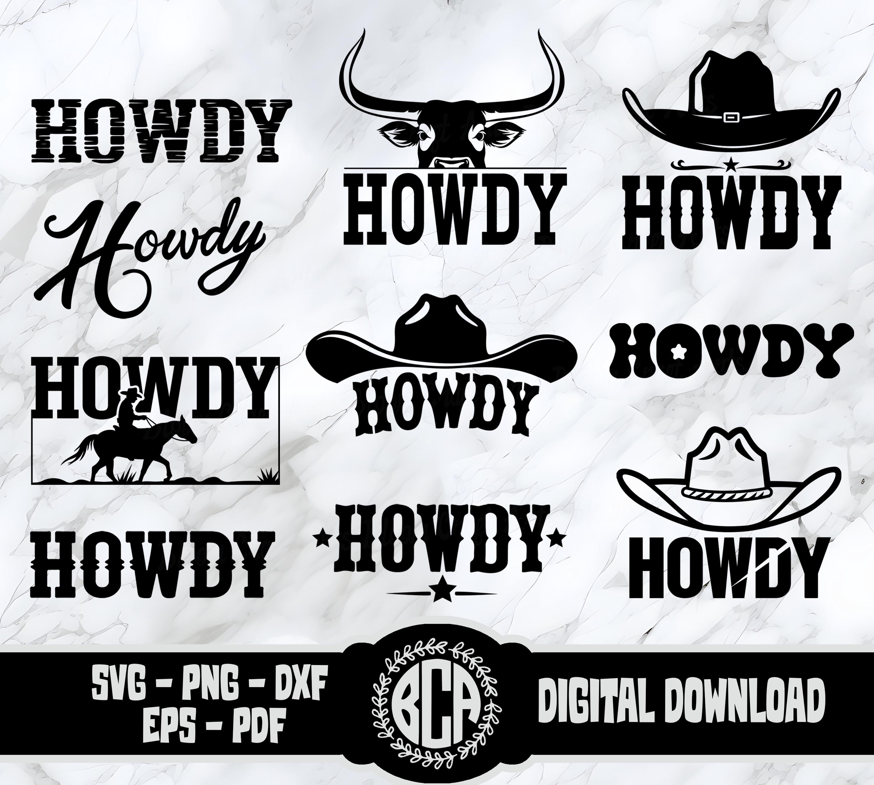 Howdy SVG Bundle | Western Howdy Bundle | Howdy PNG Bundle | Howdy Text ...