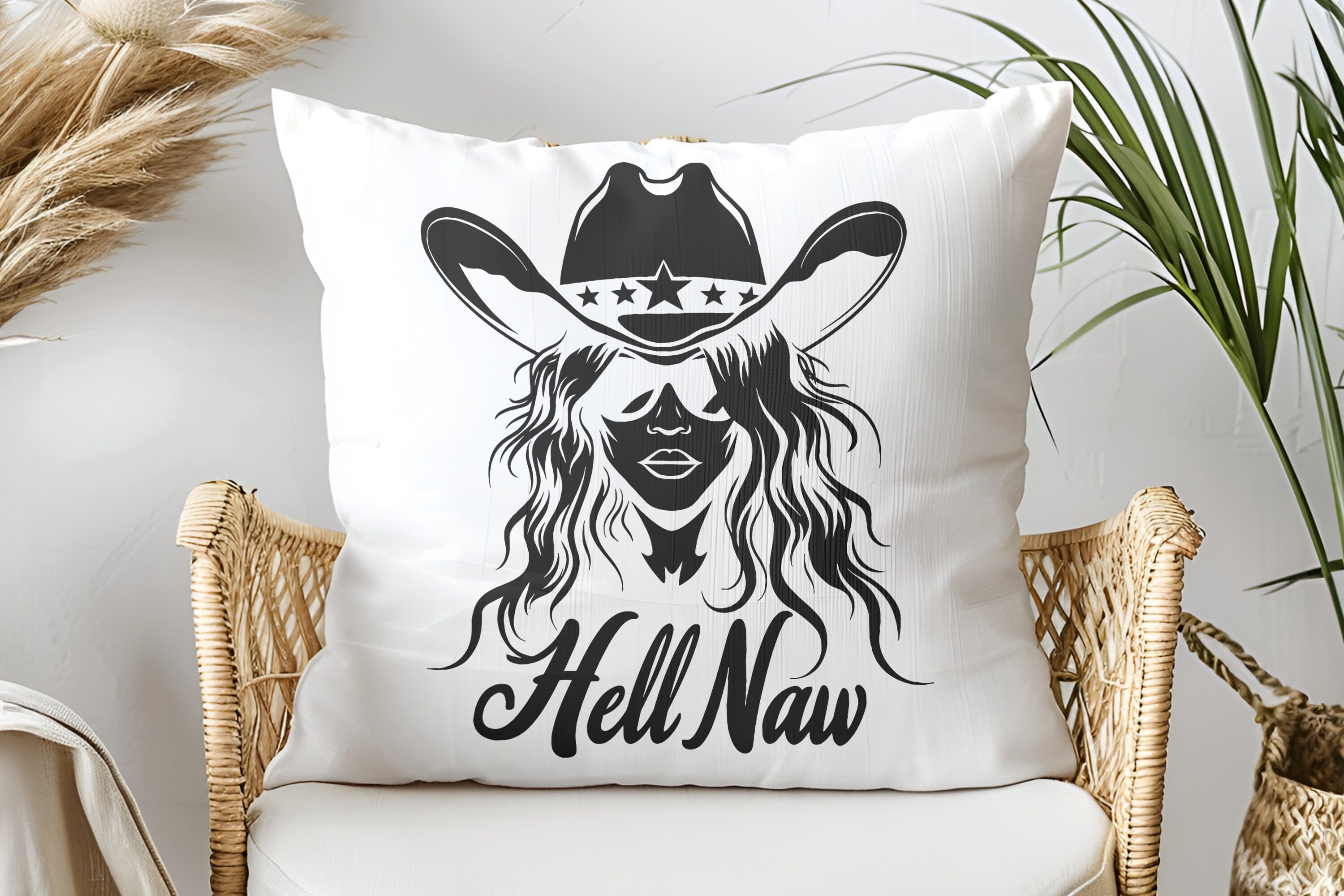 Hell Naw Cowgirl SVG Southern Saying Art Sassy Cowgirl SVG Hell Naw ...