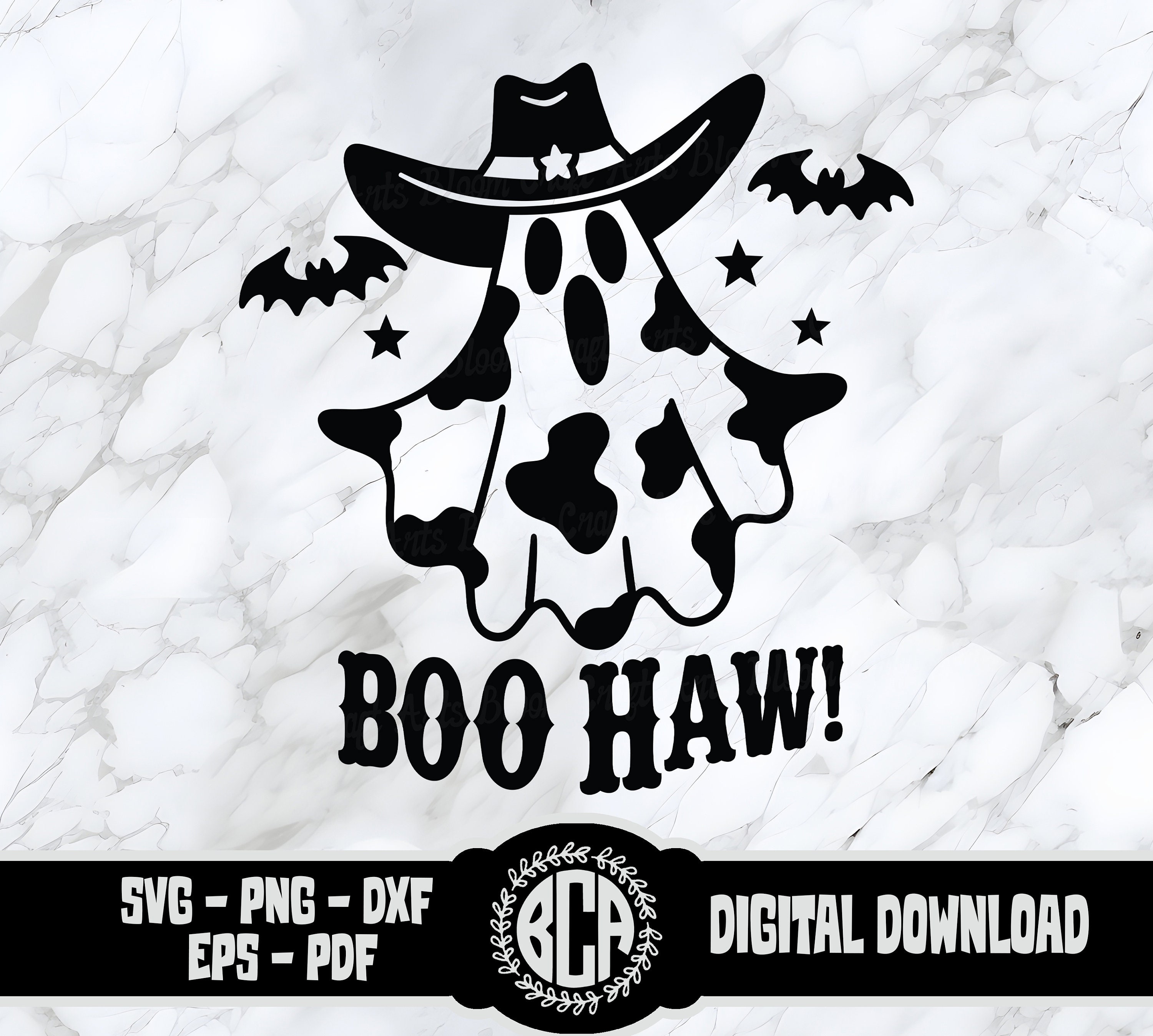 Boo Haw SVG | Boo Haw! SVG | Cowboy Ghost SVG | Western Ghost Svg ...