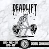 Funny Skeleton Powerlifting SVG | Skeleton Weight Lifting Svg, Skeleton ...