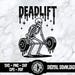Funny Skeleton Powerlifting SVG | Skeleton Weight Lifting Svg, Skeleton Deadlift Svg, Skeleton ...