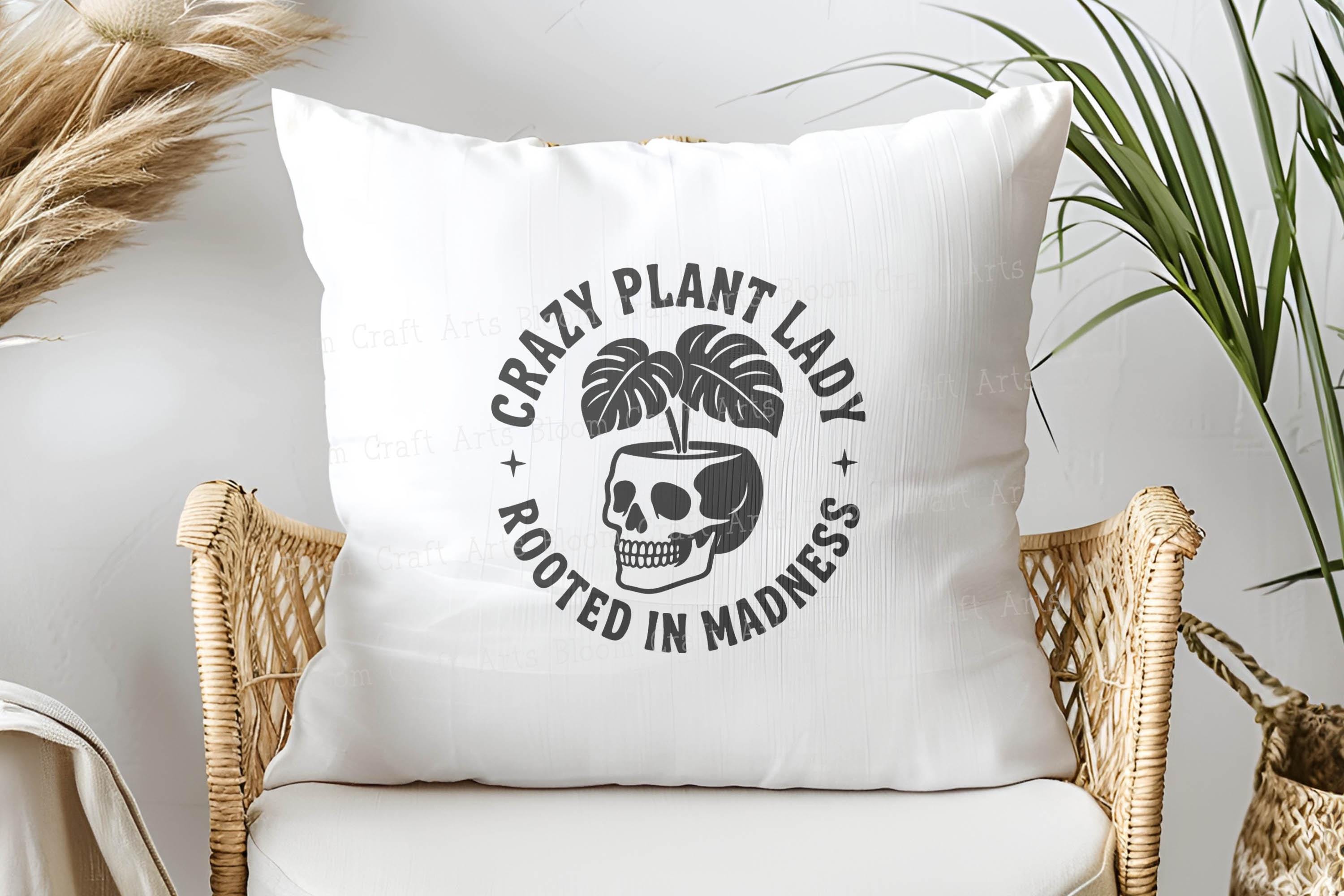 Crazy Plant Lady PNG | Funny Plant Quote SVG | Monstera Plant Lover SVG ...
