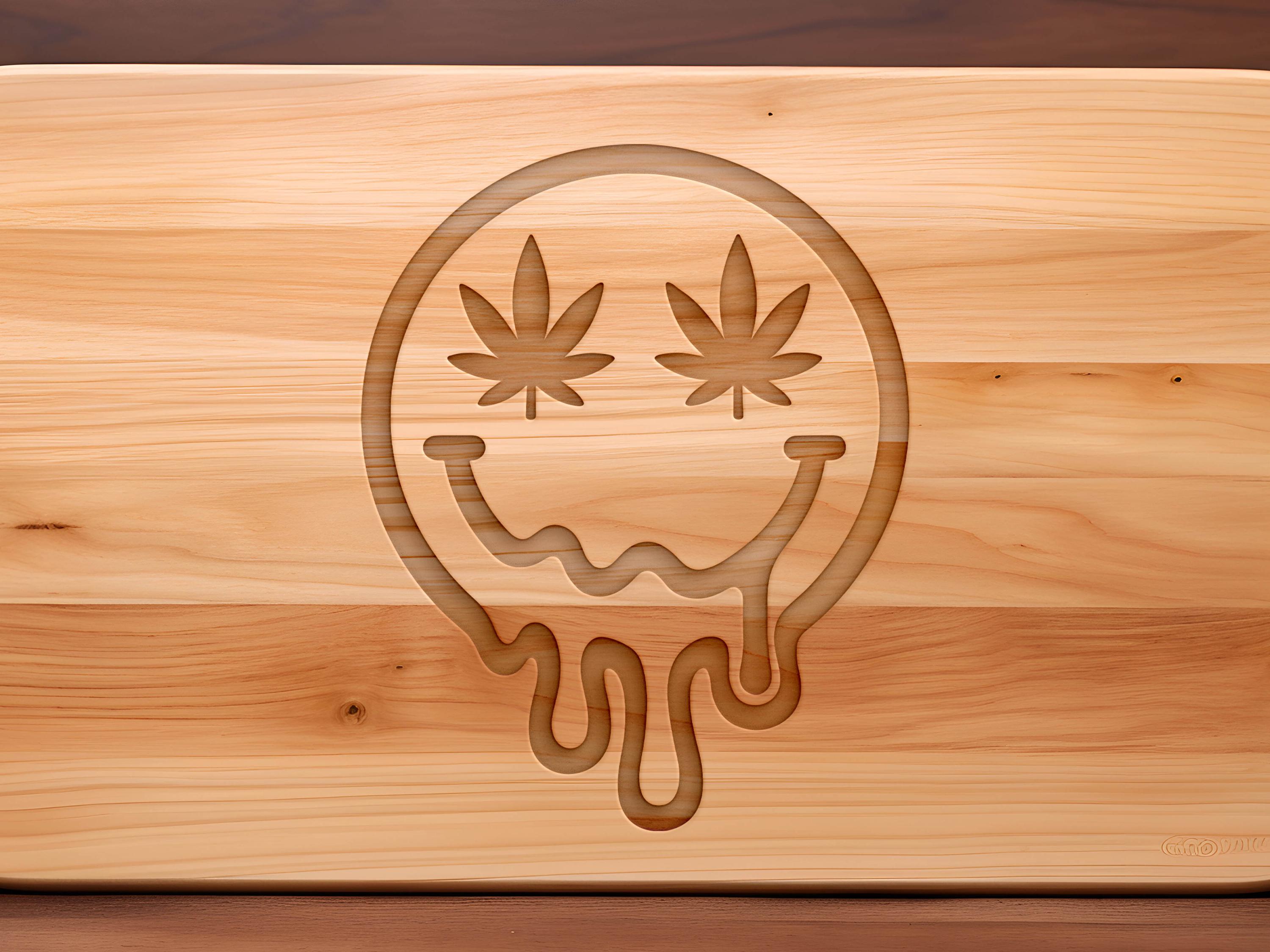 Weed Smiley Face SVG | Funny Stoner Design for Cricut | Weed Smiley SVG ...