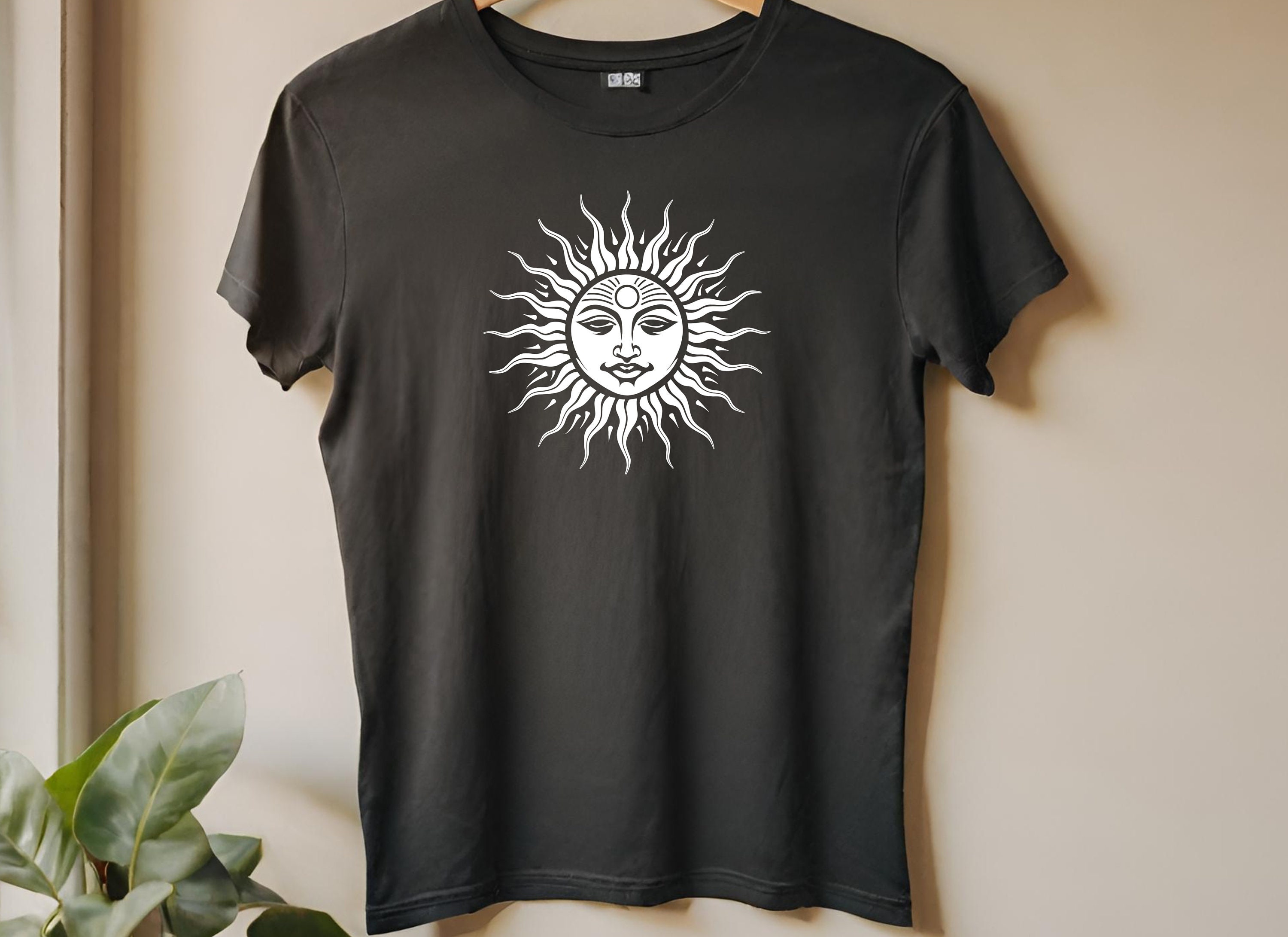 Celestial Sun SVG | Mystical Sun Face SVG | Sun With Face PNG ...
