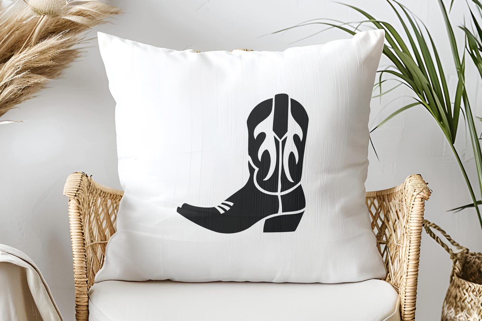 Cowboy Boot SVG Western Boot Cut File for Cricut Classic Cowgirl Boot ...