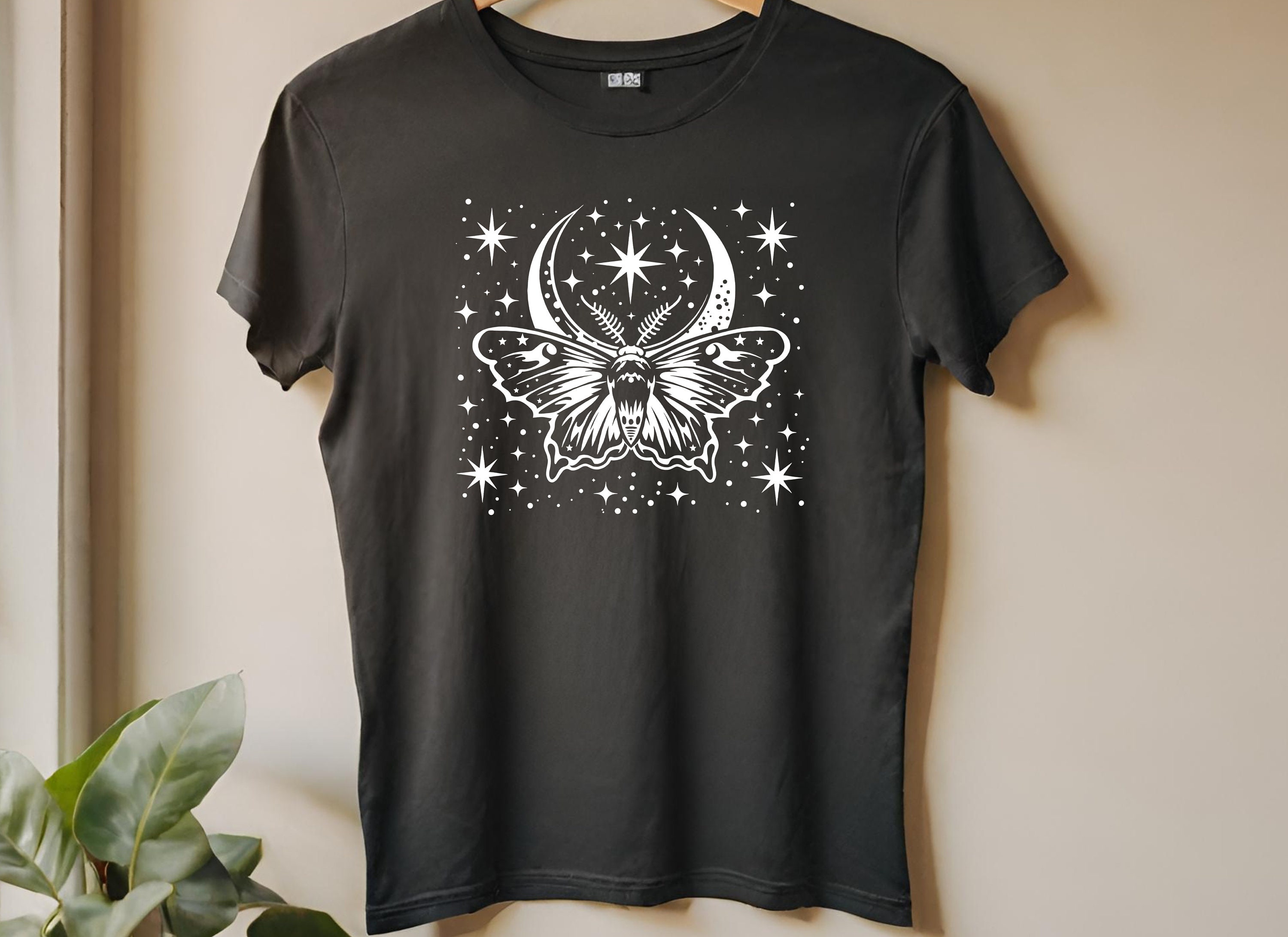 Celestial Moth SVG Starry Night Moth PNG Cosmic Butterfly Design Moth ...