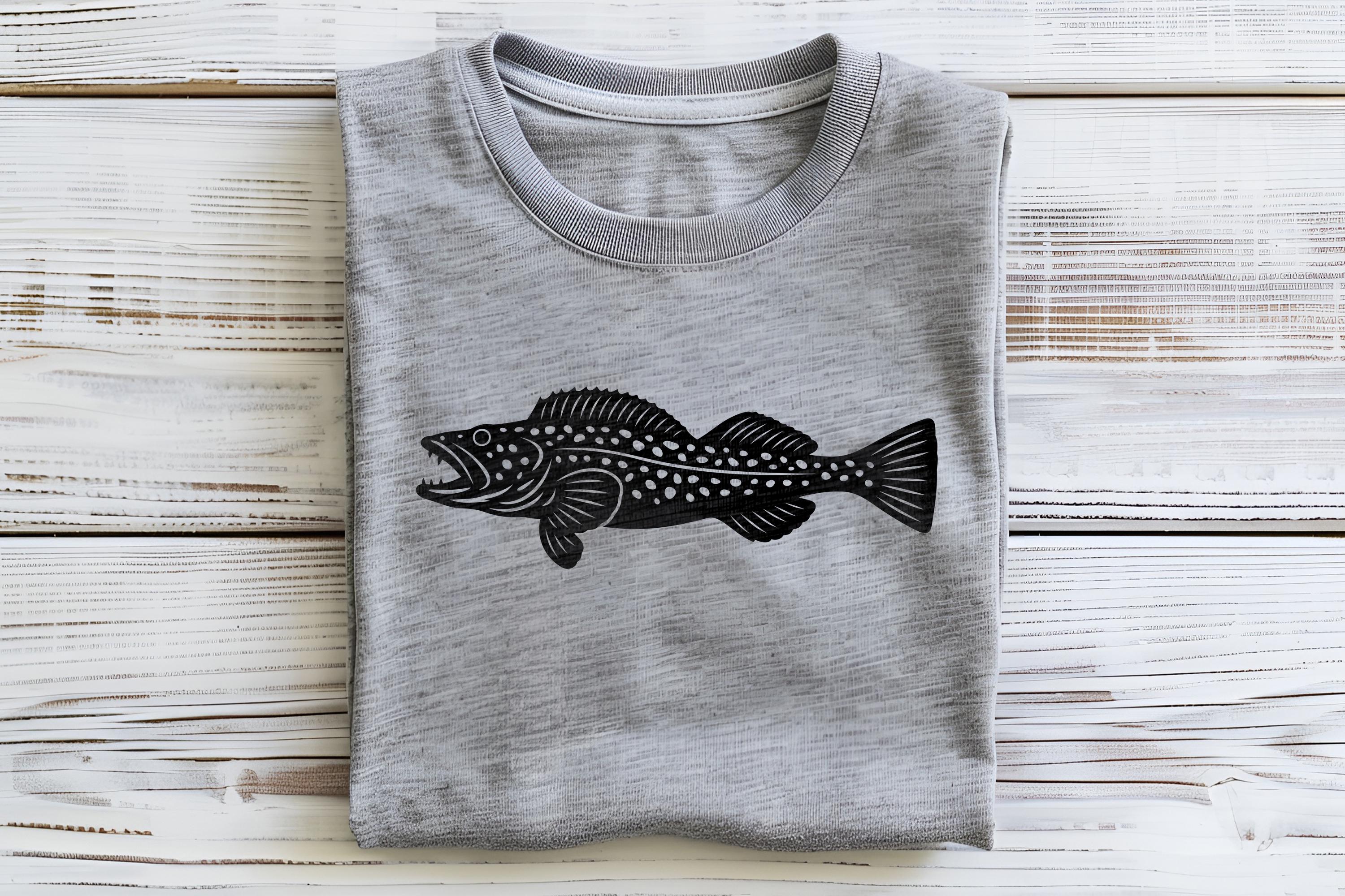 Pacific Lingcod SVG File | Blue Lingcod Fishing SVG | Saltwater Cut ...