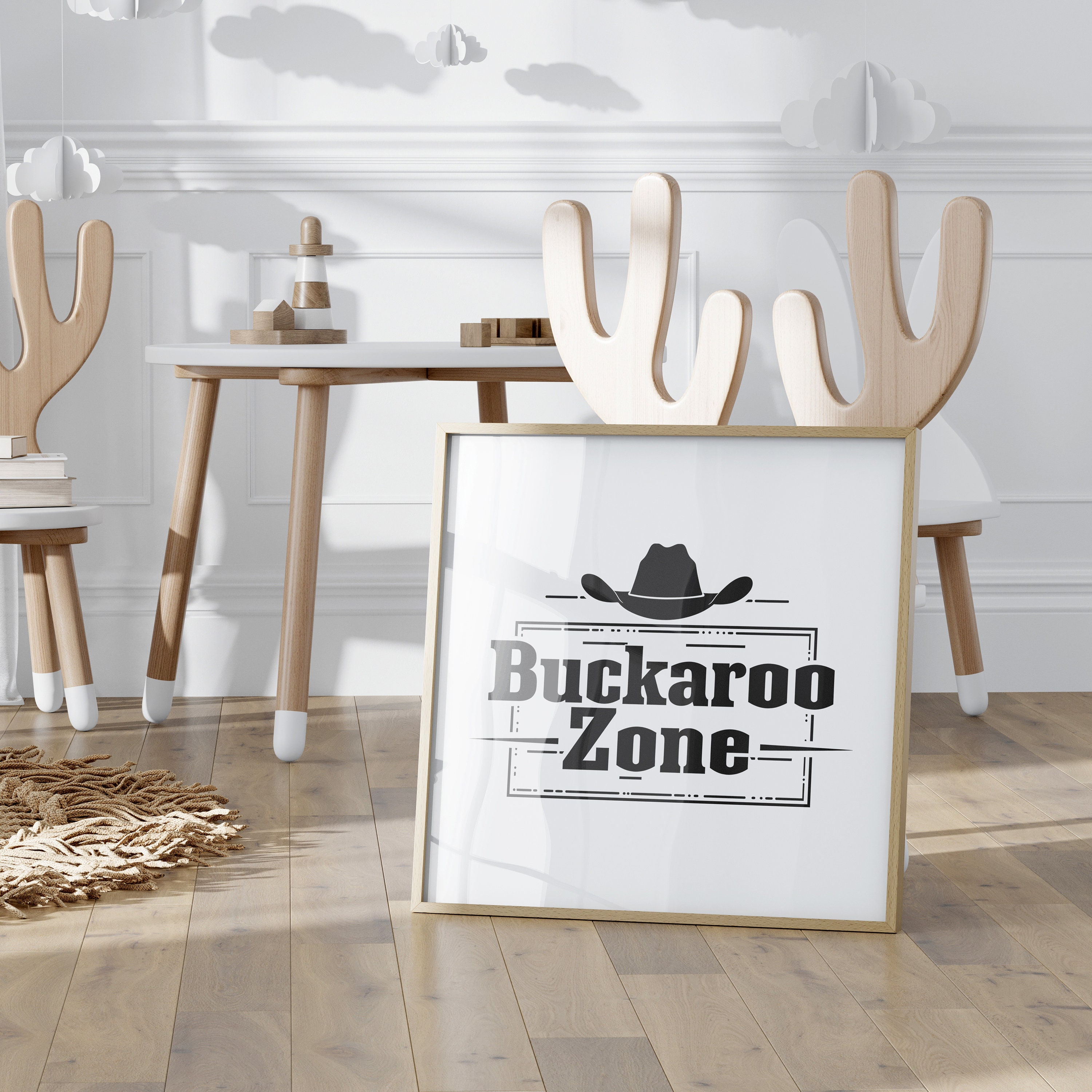 Buckaroo Zone SVG | Western Sign SVG | Western Decor PNG | Cowboy ...
