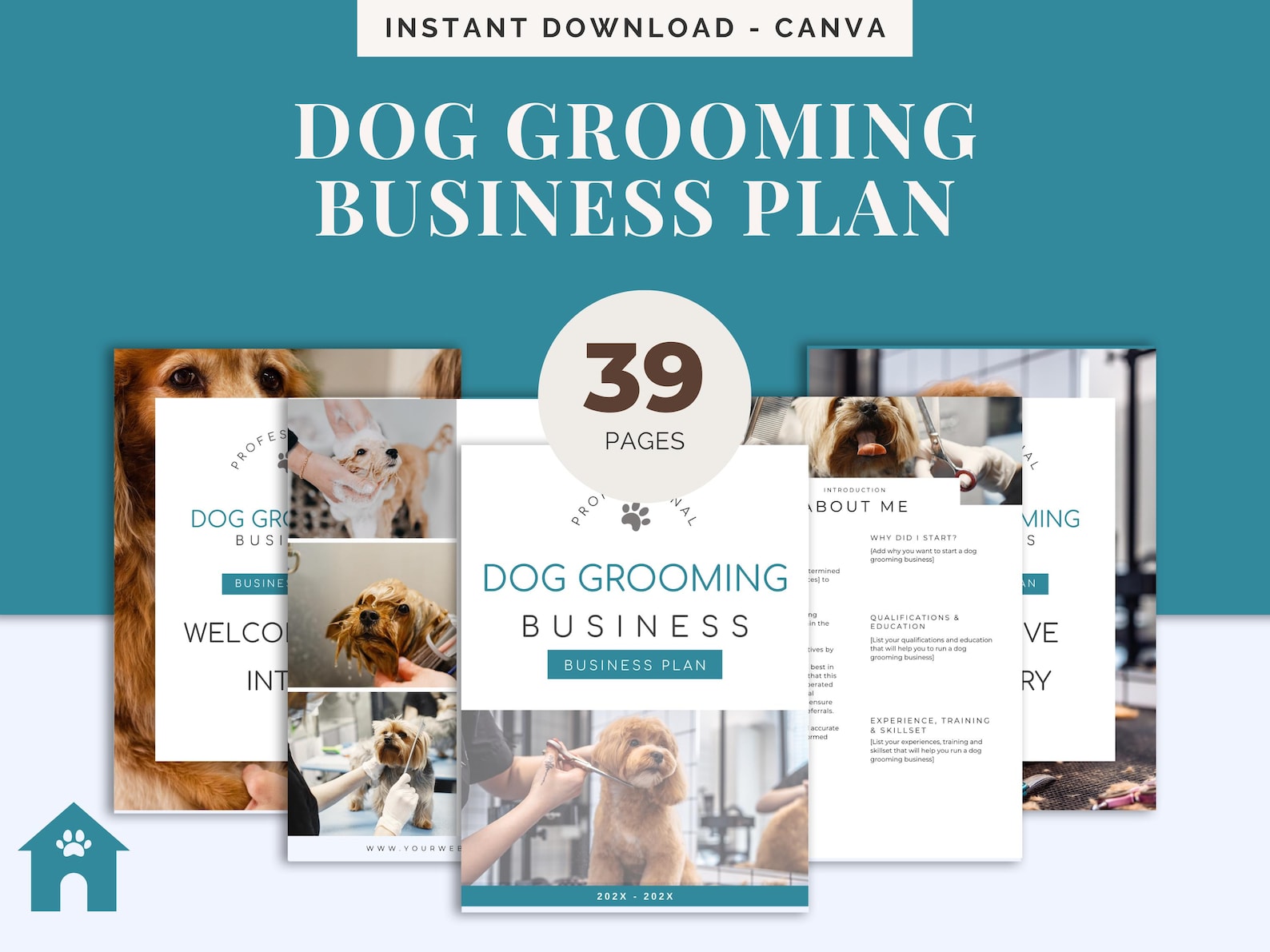 Dog Grooming Business Plan Template: Mobile Salon Startup (PDF) - Etsy