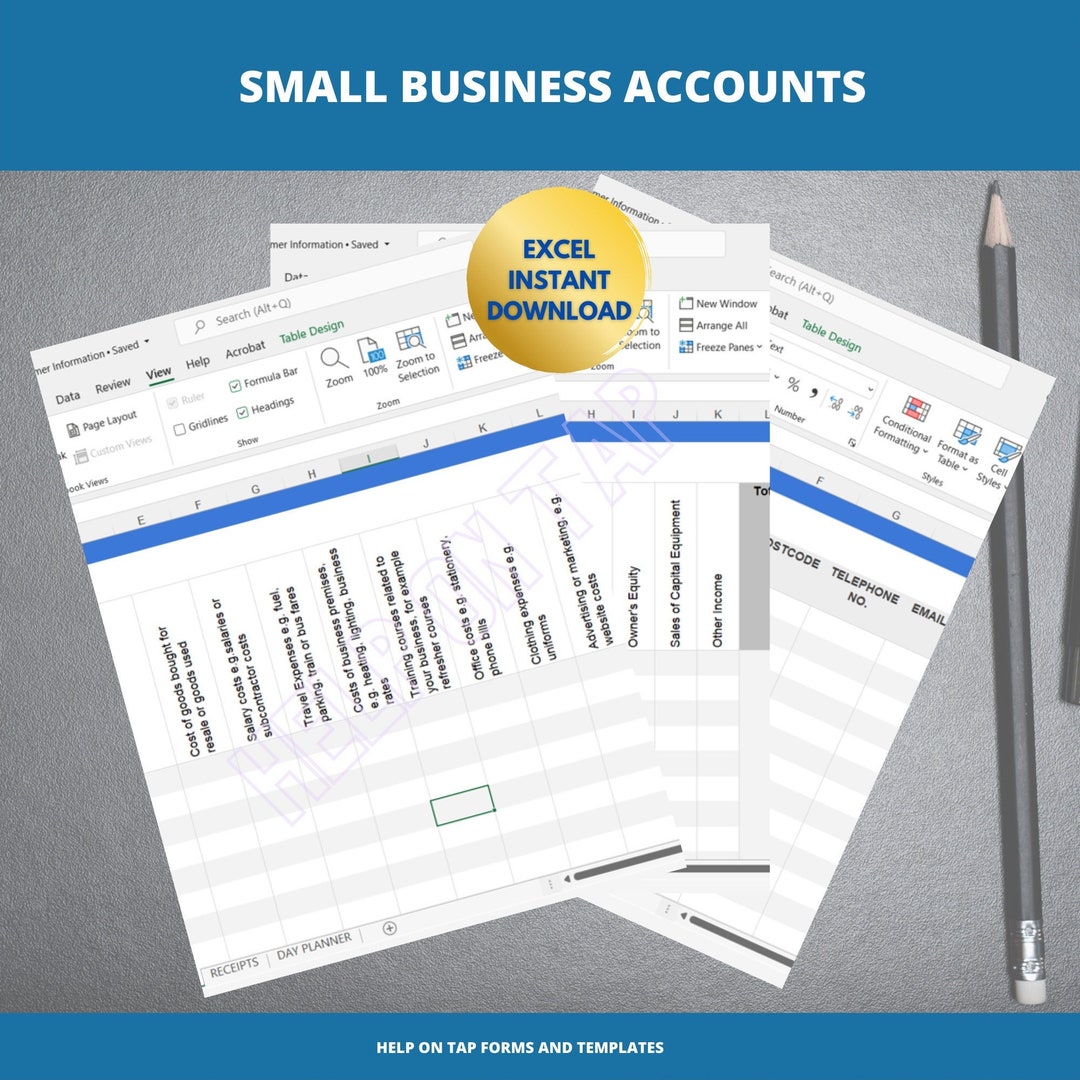 Excel Dog Walking Accounts | Small Business Accounts for Dog Walking ...