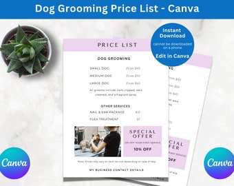 Grooming Dog Price List by Breed Dog Breed Grooming Price List Mobile ...