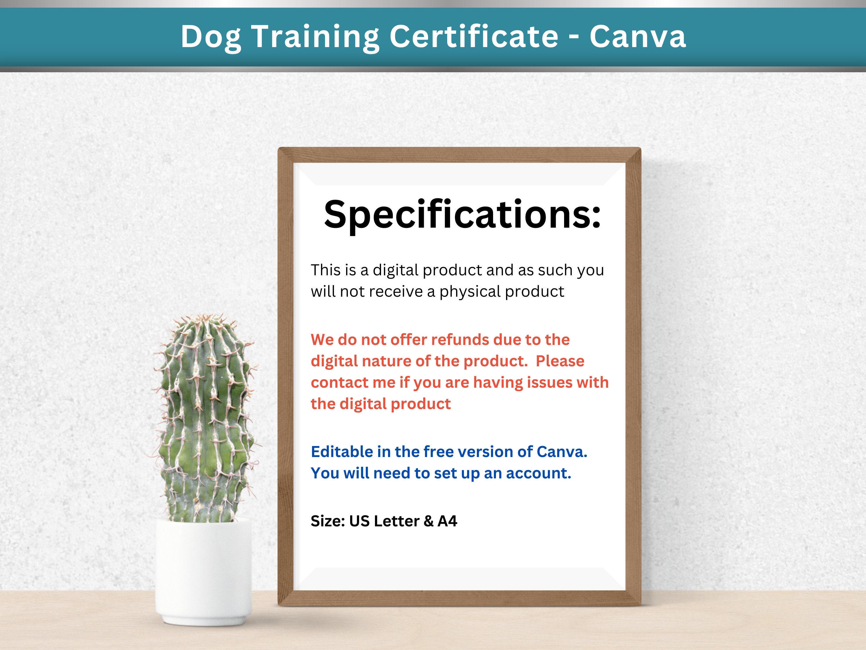 Dog Breeding Pedigree Certificate: 3-generation Lineage (canva Digital ...