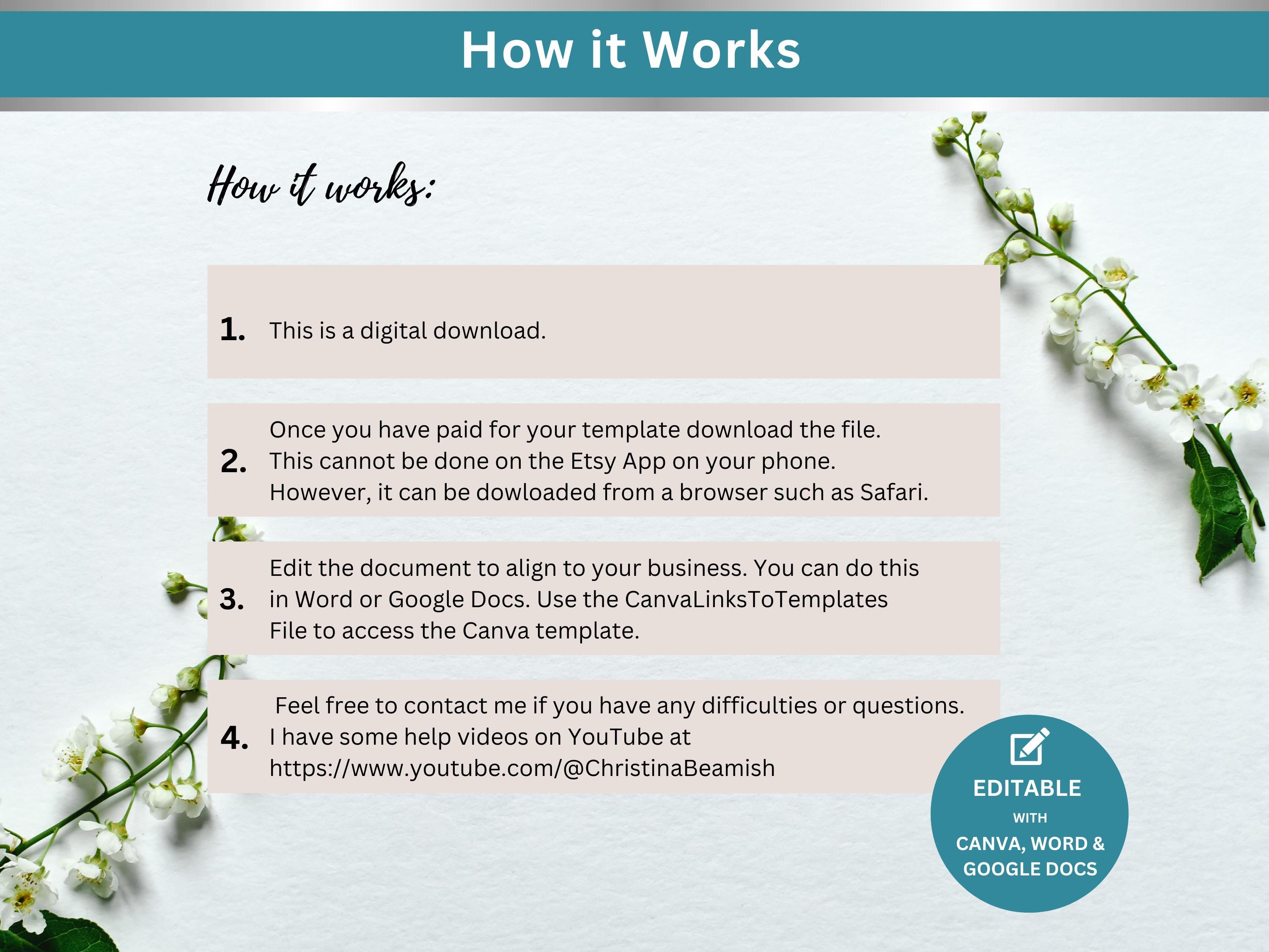 Dog Boarding Invoice Template: Editable in Word, Google Docs, Canva ...