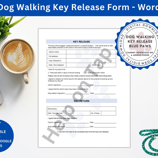 Tenant Key Receipt - Etsy