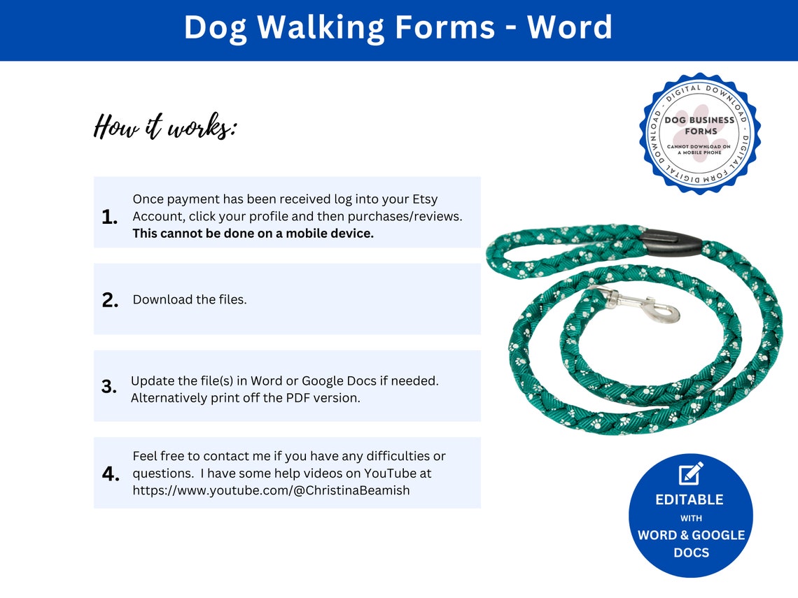 Dog Business Client Feedback Form Word purple Client Feedback Form PDF ...