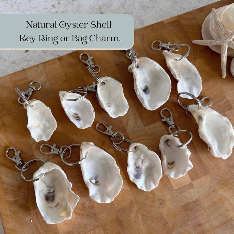 Sea Shell Keychain - Etsy
