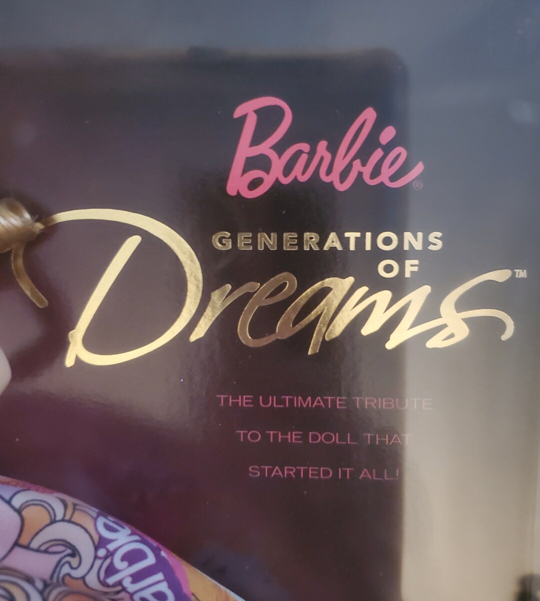 Vintage Barbie Generations of Dreams Doll Pink Label Collector - Etsy